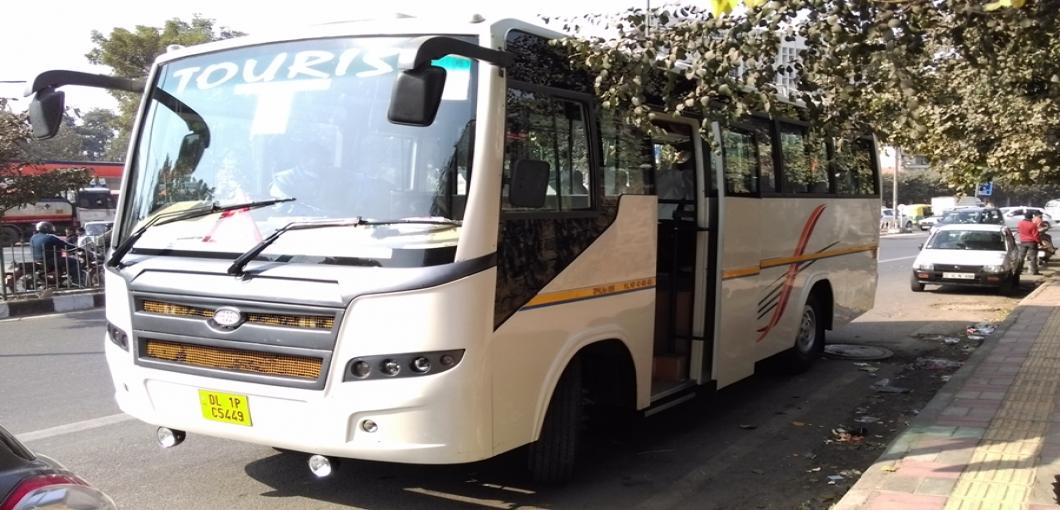 27 Seater Luxury Coach Hire Delhi - Comfortable AC Bus